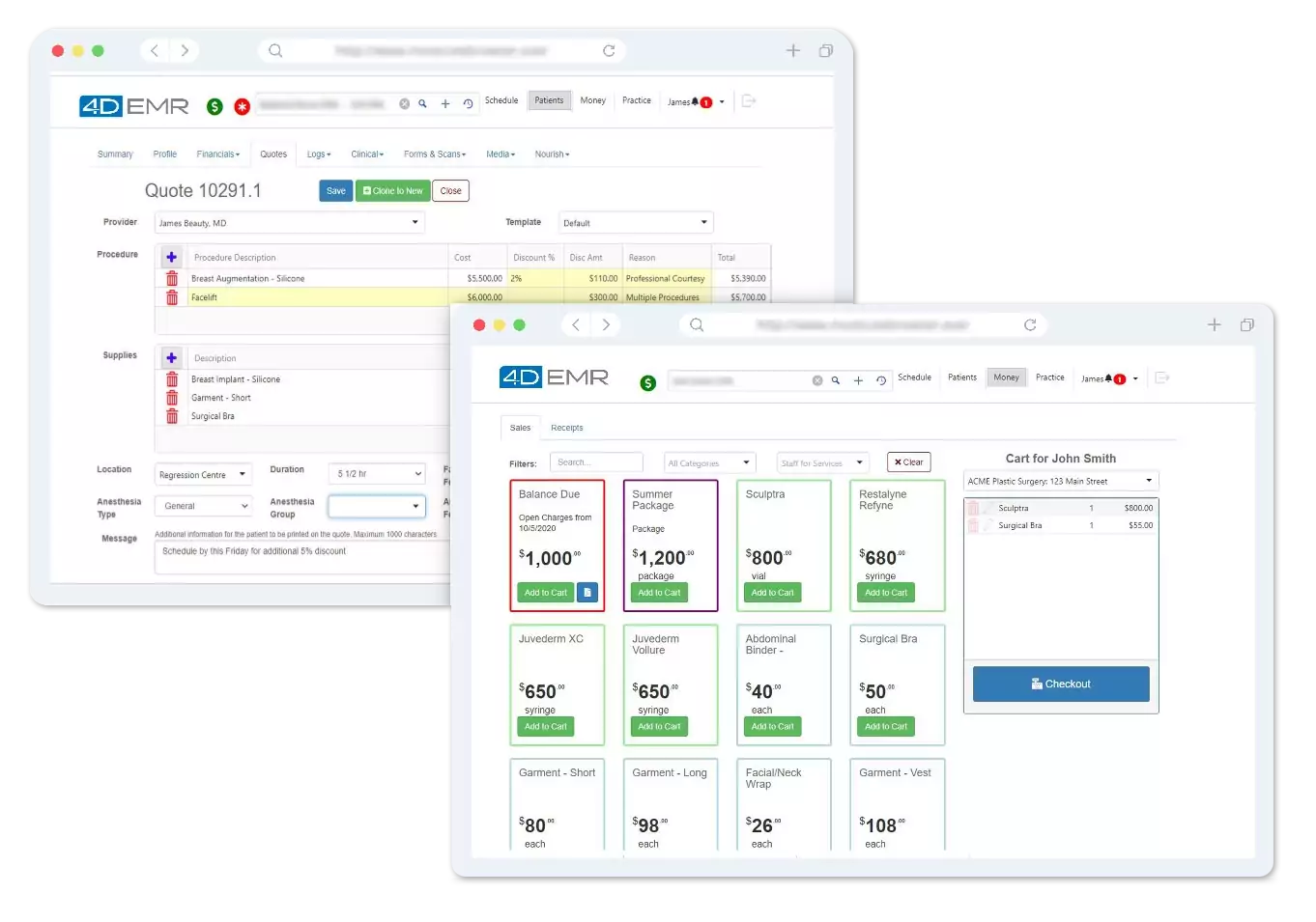 Dermatology EMR Software - 4th Dimension EMR